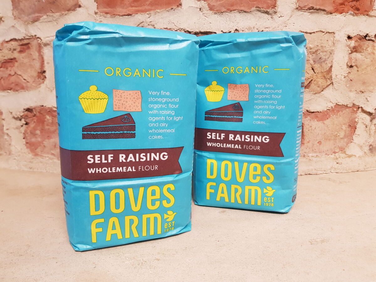 Doves Organic Self Raising Wholemeal Flour 1kg - Cross Lanes