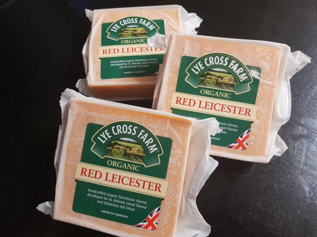 Lye Cross Organic Red Leicester 245g - Cross Lanes