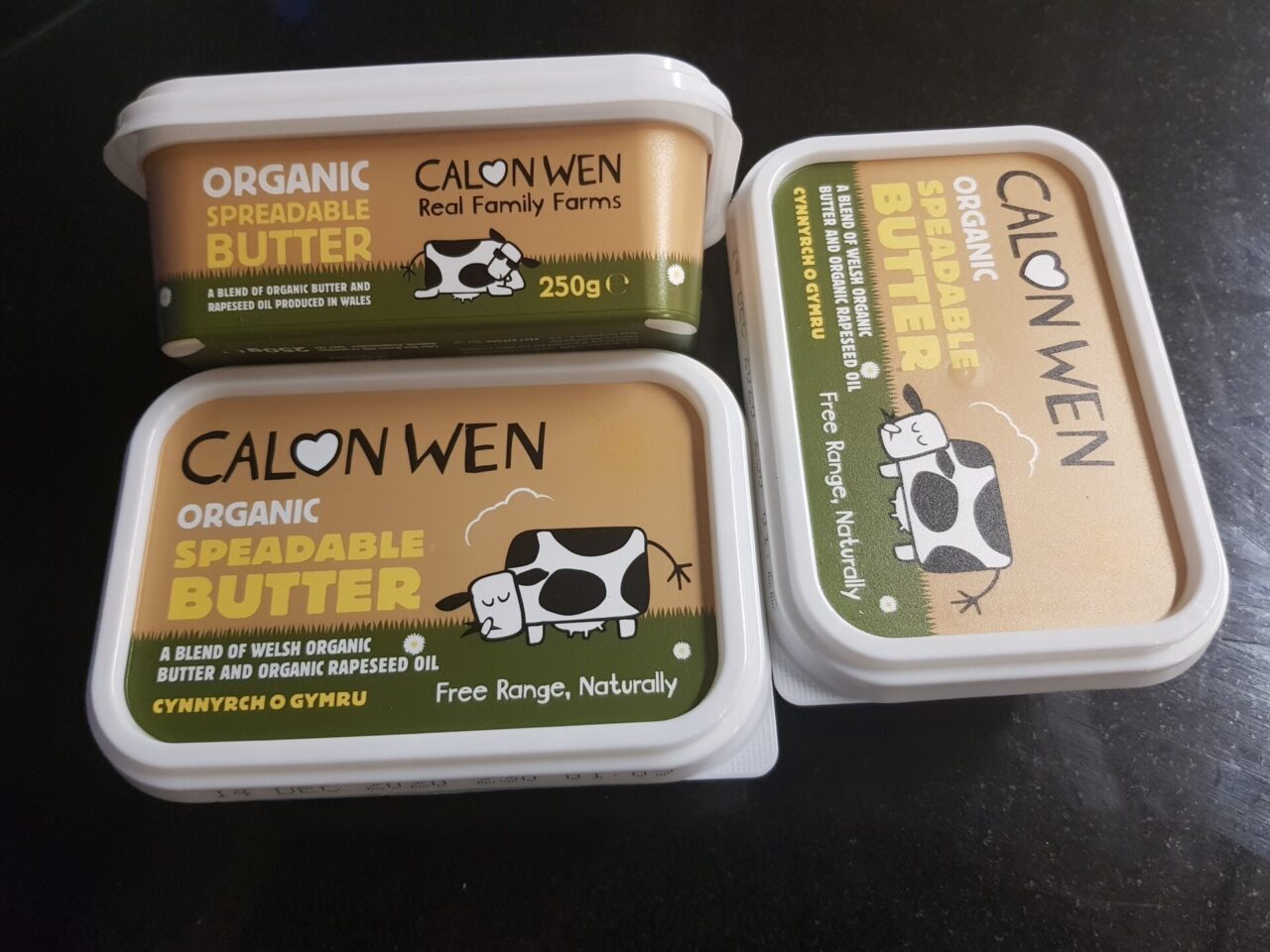 Calon Wen Organic Spreadable Butter 250g - Cross Lanes